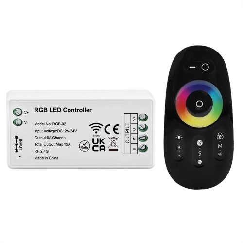 RGB-02 2.4G RGB Touch LED Controller,2.4G Series