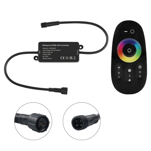RGB-02W IP67 Waterproof 2.4G RGB Touch LED Controller,2.4G Series
