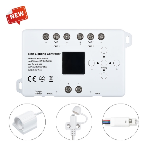 STEP-P3 Dynamic Stair Lighting Controller,Pro Series Stair Controller